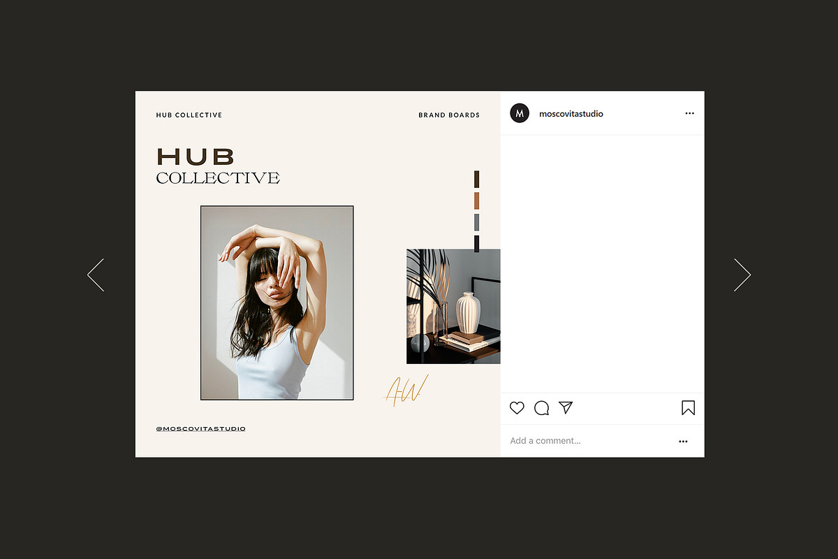 Brand Boards for Instagram, a Social Media Template by Moscovita Studio