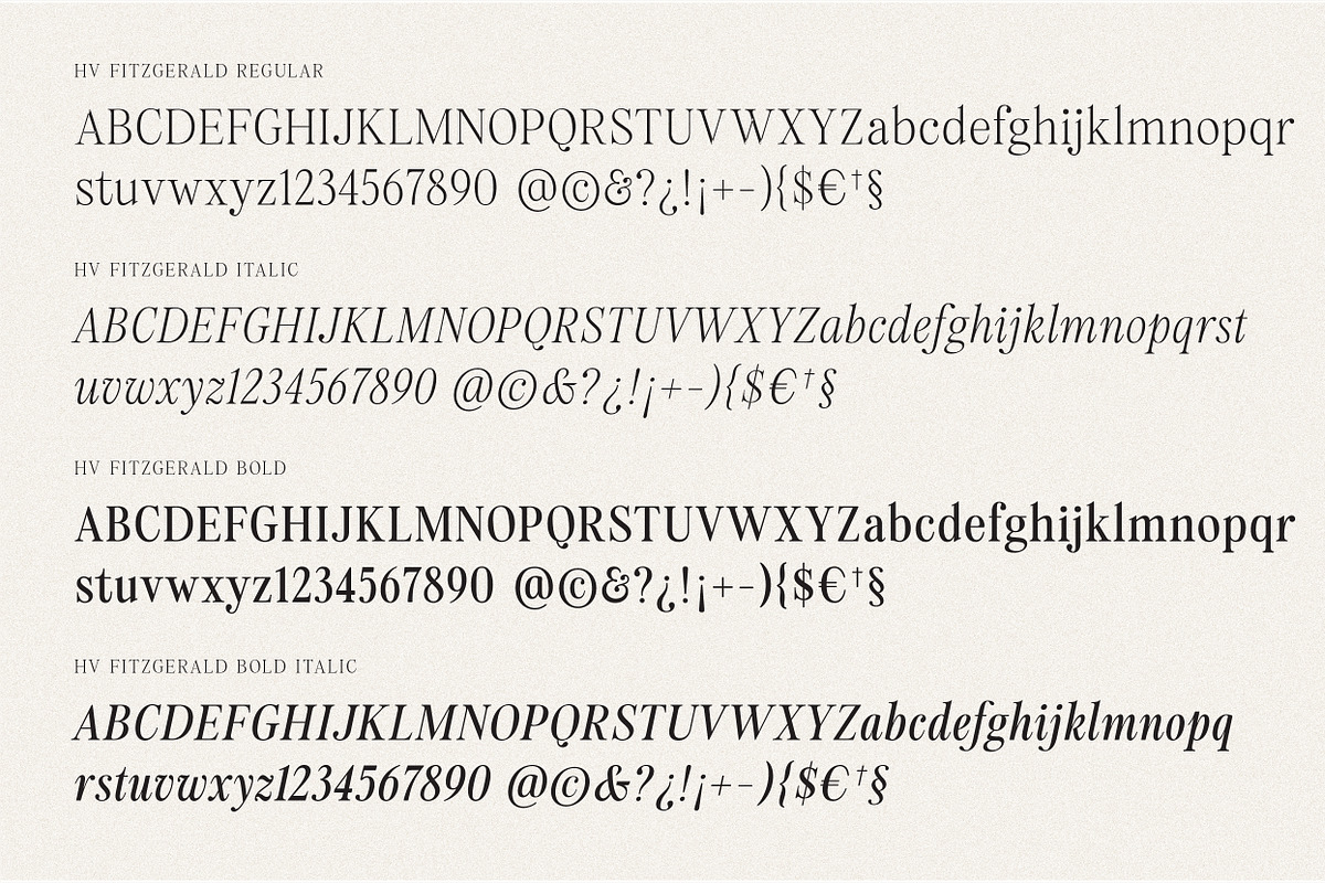 Fitzgerald - Classic Retro Serif, a Serif Font by Harmonais Visual