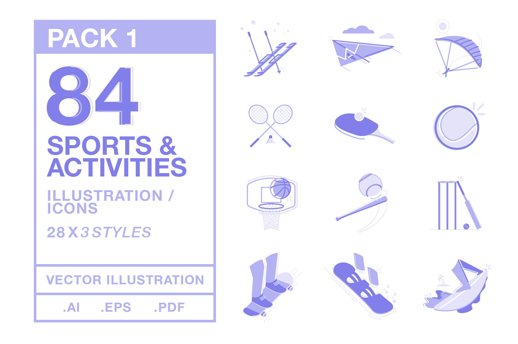 Sports & Activities Icons #1, a Graphic by Wilsonkjc