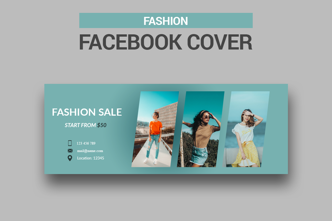 Fashion Facebook Cover, a Social Media Template by Creatricks