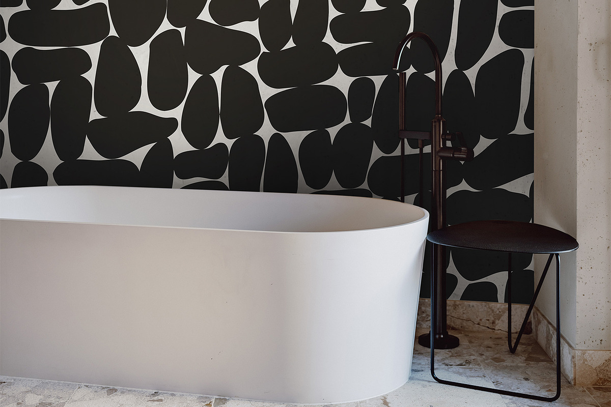 Heavy Stones, a Pattern Graphic by MalyskaStudio