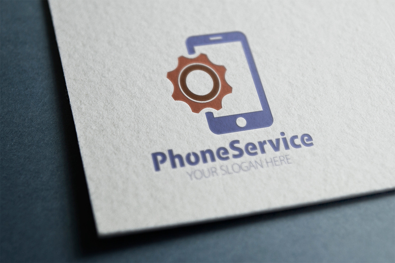 Phone Service Logo, a Branding & Logo Template by essegraphic ...