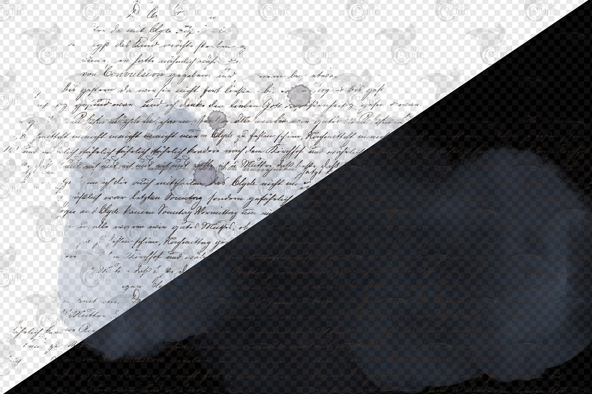 Ink Writing Overlays, an Illustration by Digital Curio