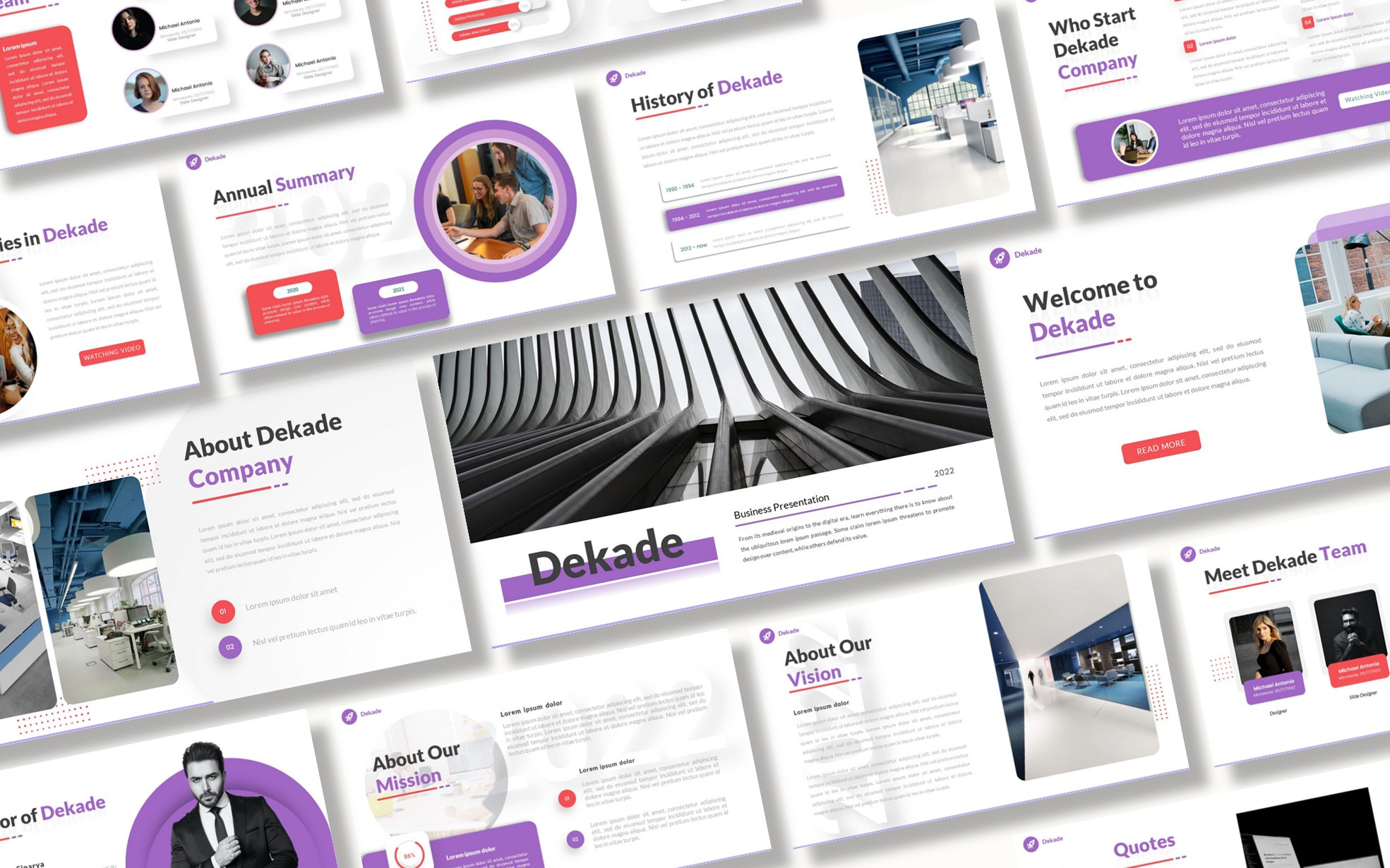 Dekade - PowerPoint Template