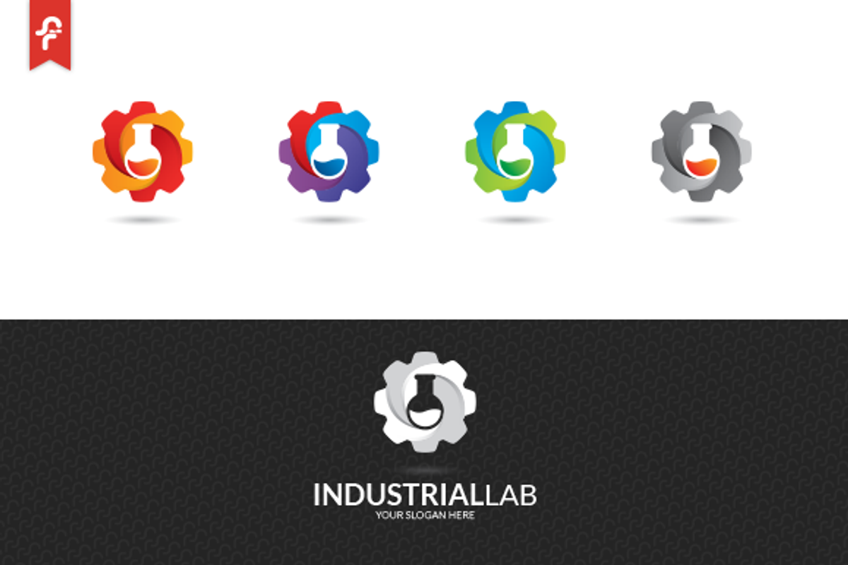 Industrial Lab Logo, a Branding & Logo Template by ft.studio