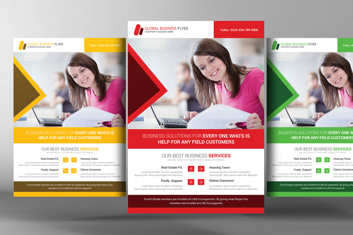 Facilities Management & Maintenance, a Flyer Template by graphicforest ...