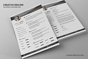 Creative Resume CV, a Resume Template by SNIPESCIENTIST