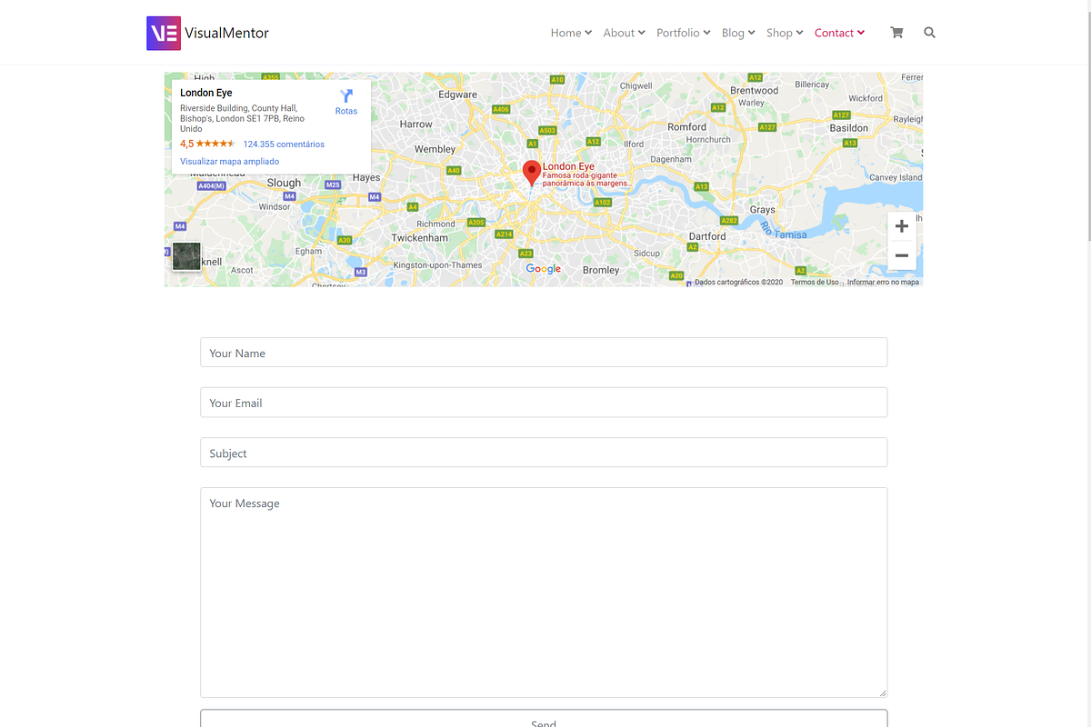 VisualMentor Elementor WordPress Theme