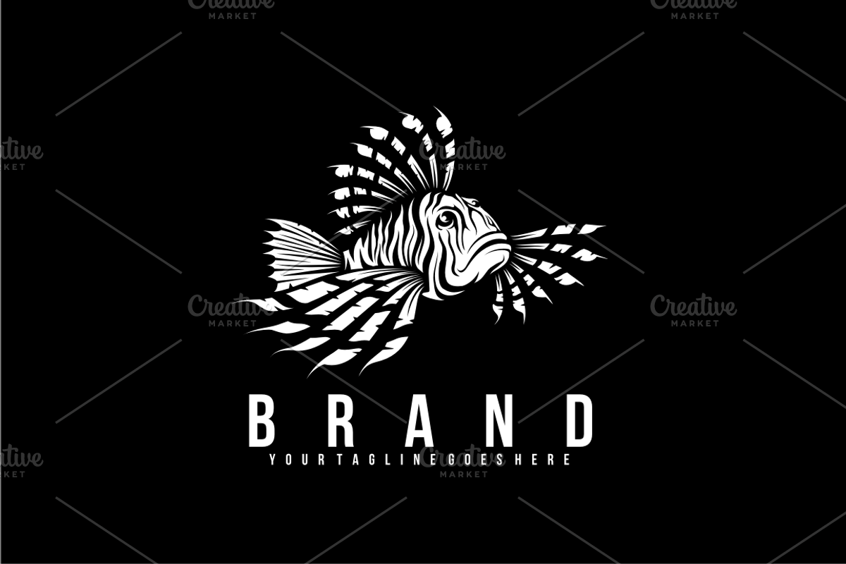 Lion Fish Logo, a Branding & Logo Template by herulogo