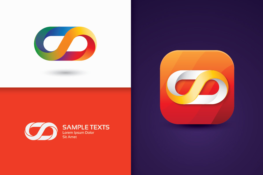 Chain Infinity Color, a Graphic by nospacestore