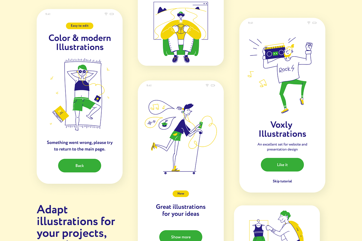 Voxly Illustrations Collection