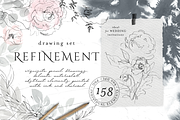 Refinement – drawing set, a Texture Illustration by Helen Halik art ...