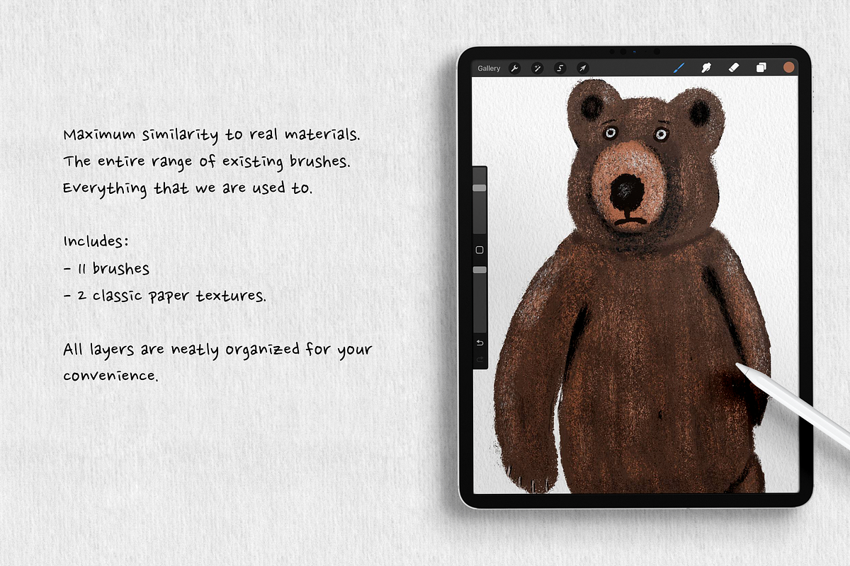 Procreate Dry Brushes | Set #1