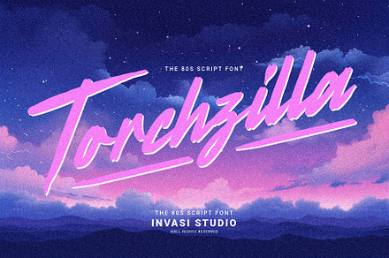 Outrunner Retro Script, a Script Font by TSV Creative