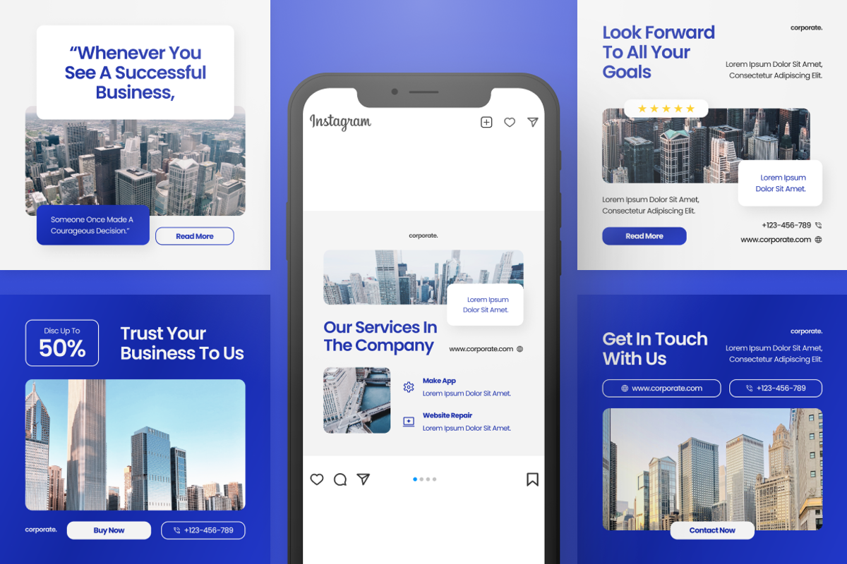 Corporate Instagram Post, a Social Media Template by artism_design