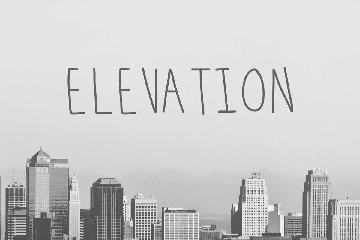 Elevation Font, a Sans Serif Font by Jacob deCastro