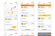 Driver Booking UI Kit for Taxi, an App Template by hoangpts