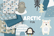 Arctic fun pack, an Animal Illustration by Poppymoondesign