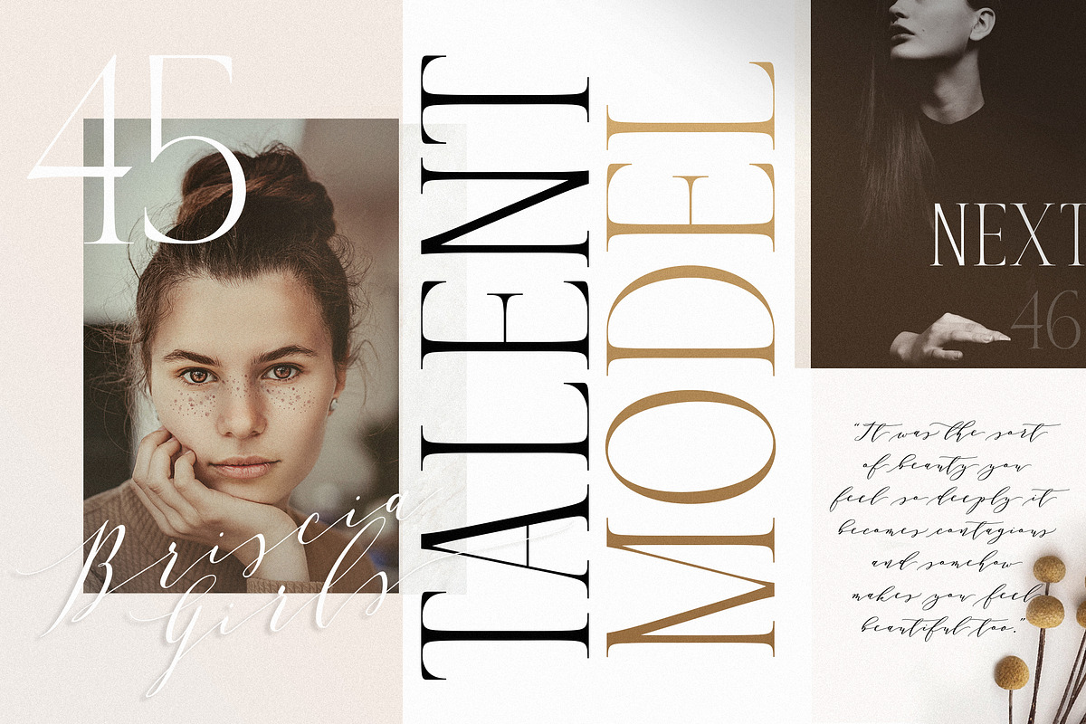 Nouvitae & Melika Letter | Font Pack, a Serif Font by JROH Creative