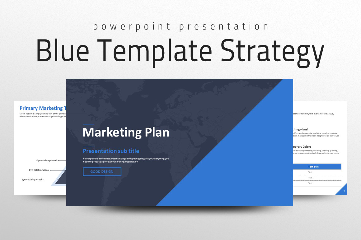 Blue Template Strategy, a Presentation Template by GoodPello
