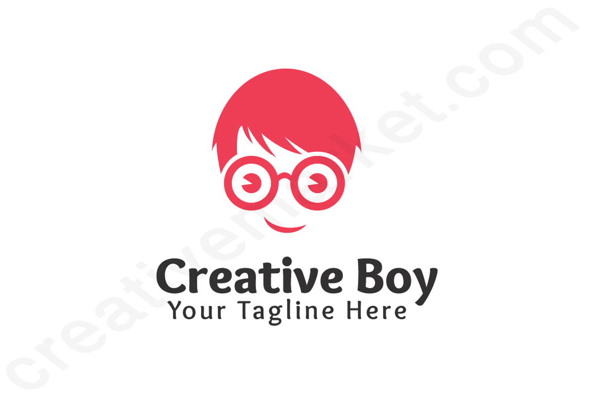 Creative Boy Logo Template, a Branding & Logo Template by Logo20