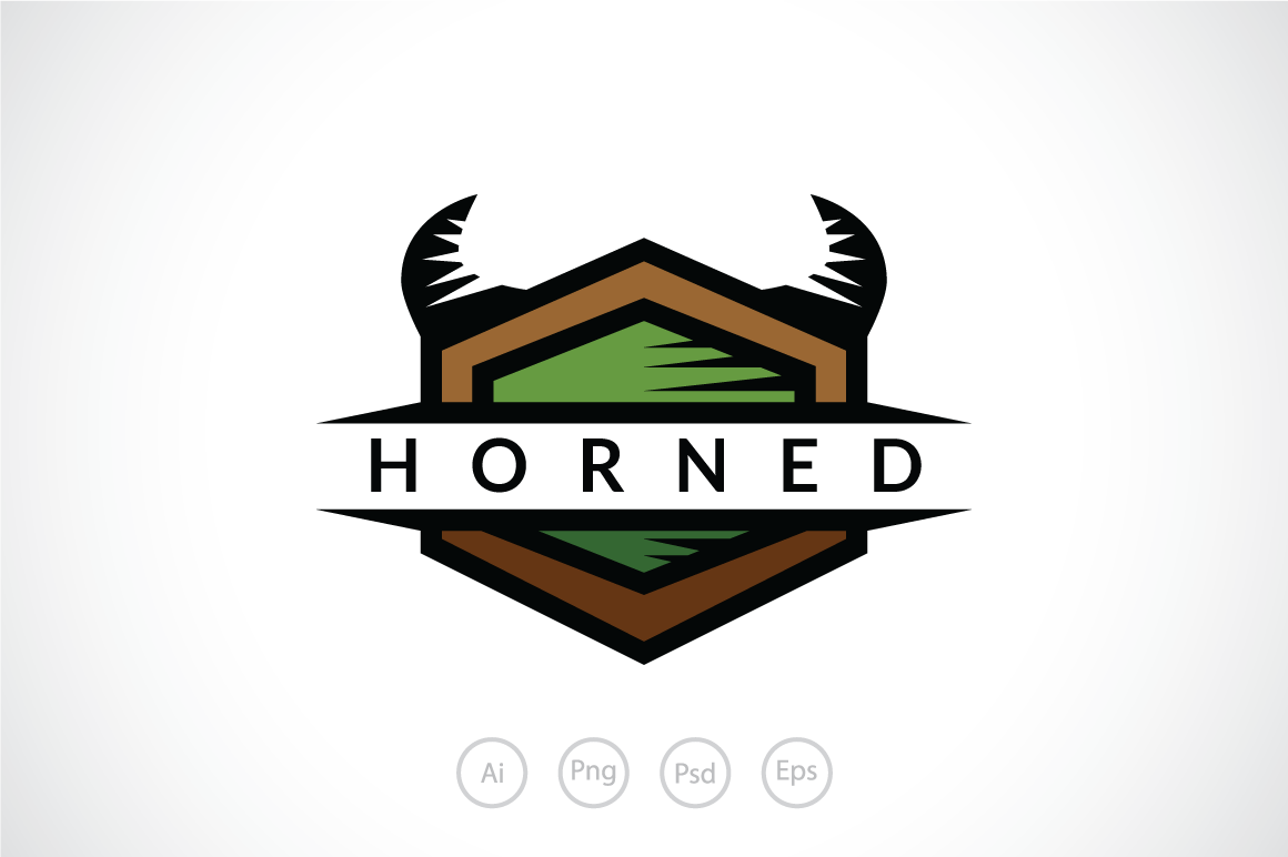 Horned Shield Logo Tempalte, a Branding & Logo Template by Heavtryq Design