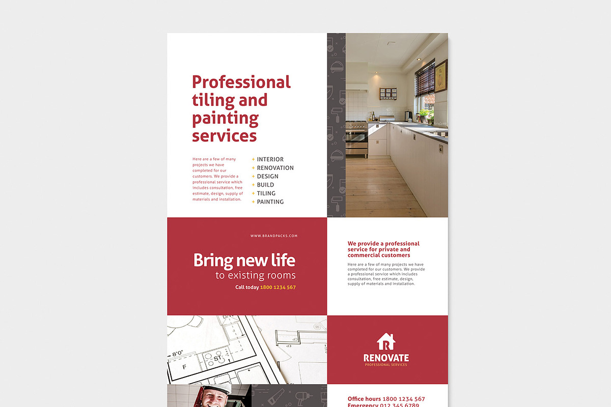Tradesman Poster / Flyer, a Flyer Template by BrandPacks