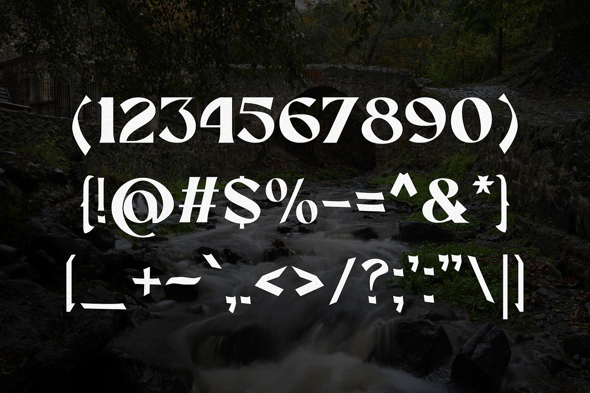 Wishbone - Medieval Serif, a Serif Font by HipFonts