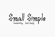 Small Simple | Script fonts ~ Creative Market