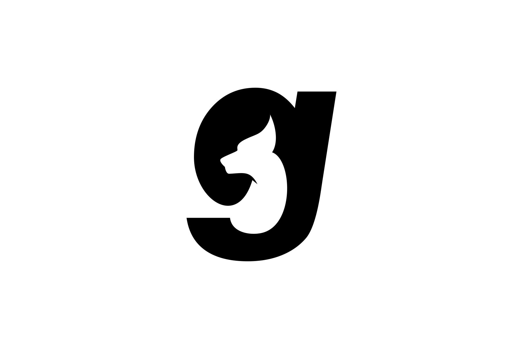 Letter G with Dog Logo, a Branding & Logo Template by Buqancreative