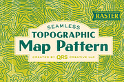 Topographic Map Pattern (Raster)