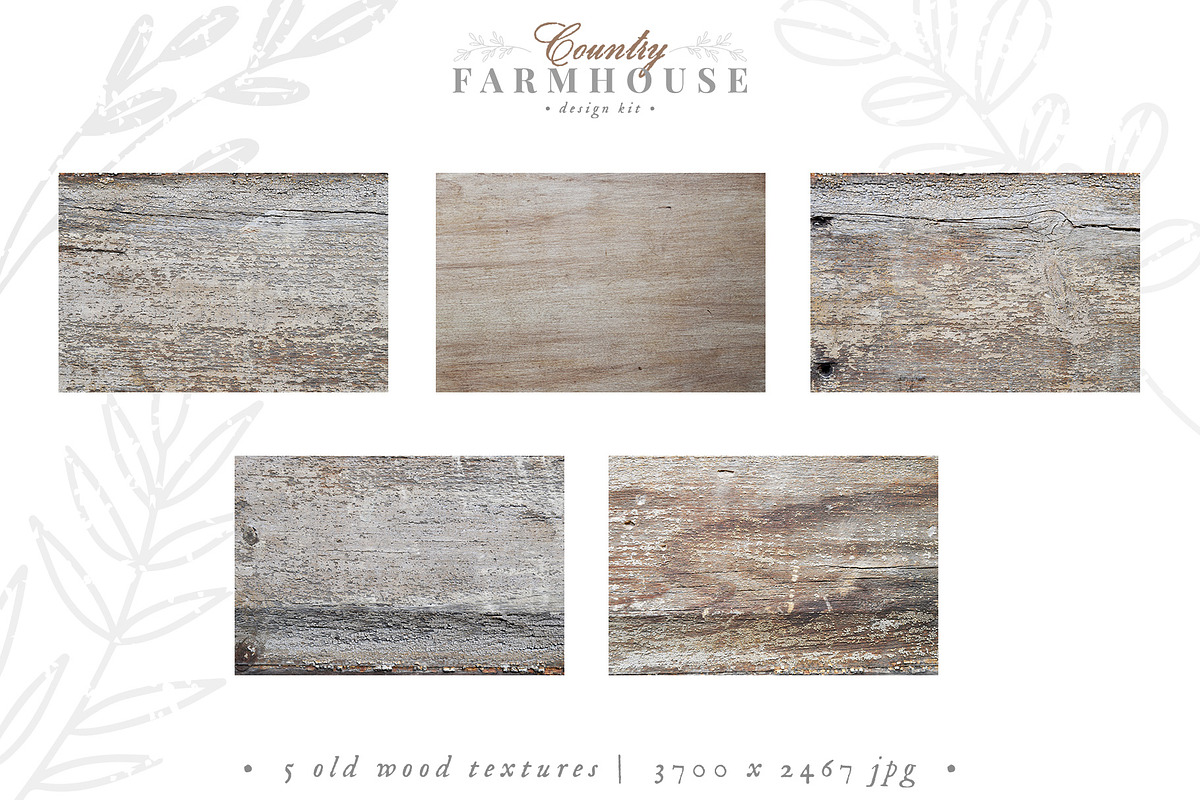 Country Farmhouse Design Kit, a Graphic by Eclectic Anthology