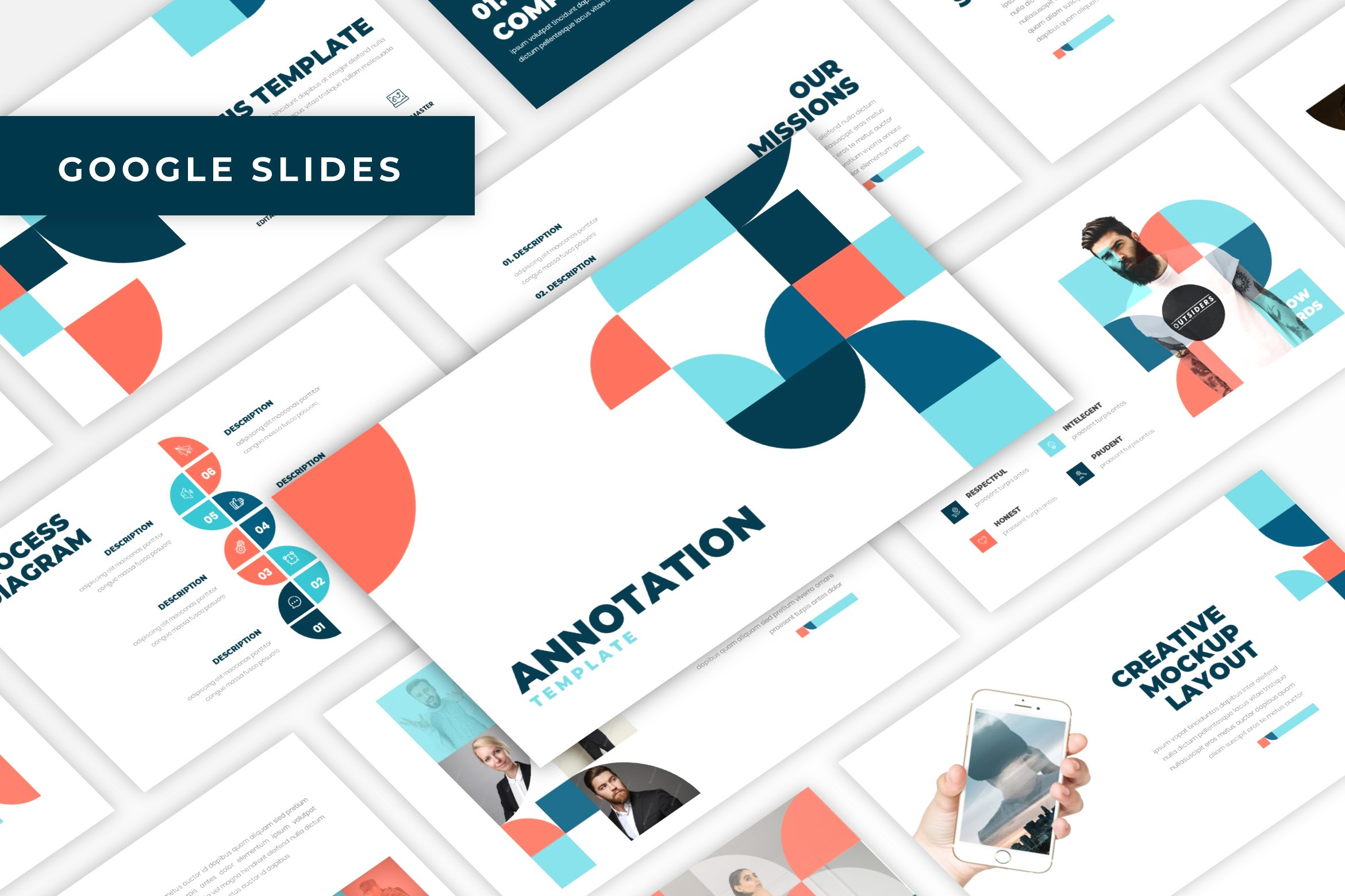 Annotation - Google Slides Template, a Presentation Template by ...