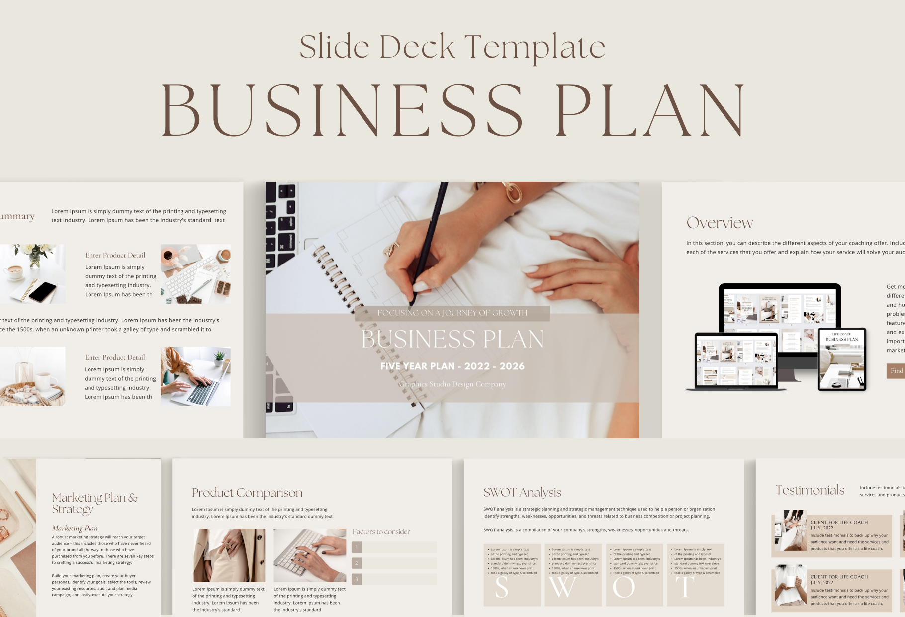 Business Plan Slide Deck Template