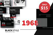 Black Modern Layout Powerpoint, a Presentation Template by Dirtytemp Studio