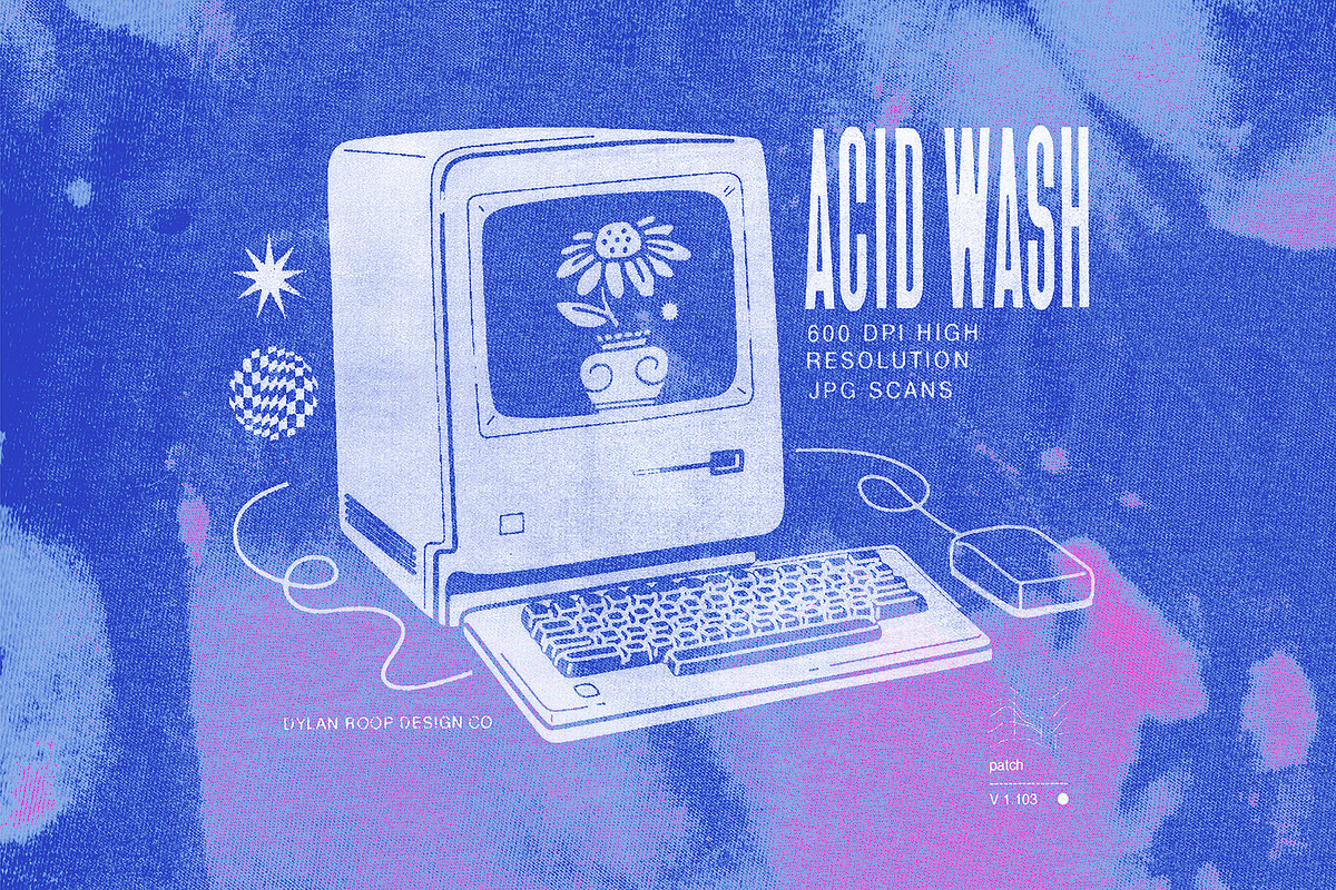 Acid Wash Textures, a Texture Graphic by Dylan Roop Design Co.