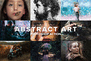 Abstract Art Photoshop Action, an Action Add-On by Sevenstyles
