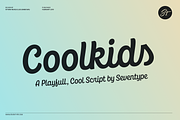 CoolKids Medium, a Script Font by SevenType