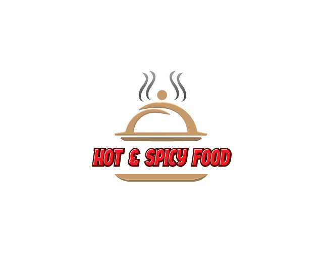 Hot & Spicy Food Logo Template, a Branding & Logo Template by Dueza.Com
