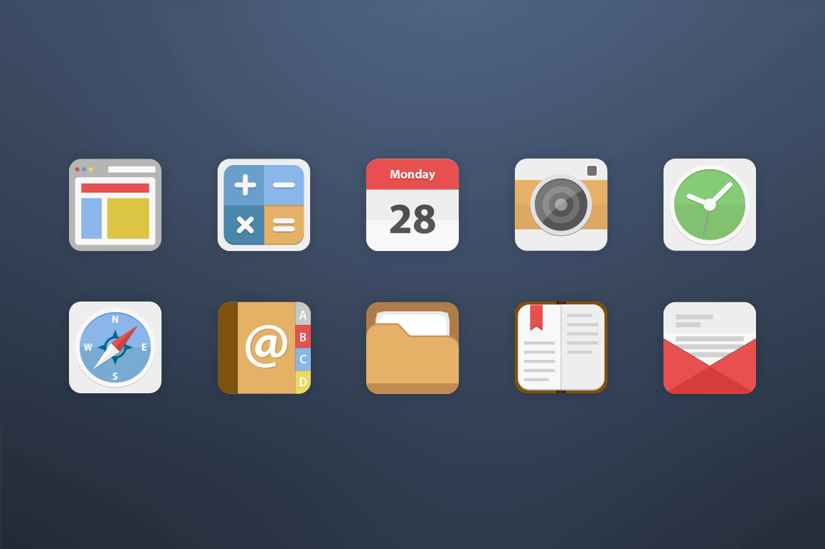 10 Android Icons - Set 1, an Icon by JakobTee