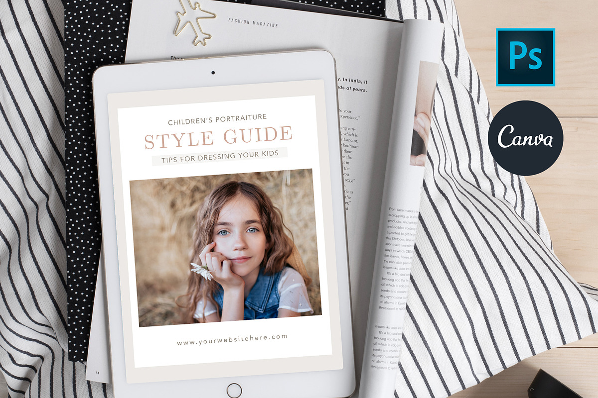 Photography Style Guide Template, a Flyer Template by Sweet Little Muse