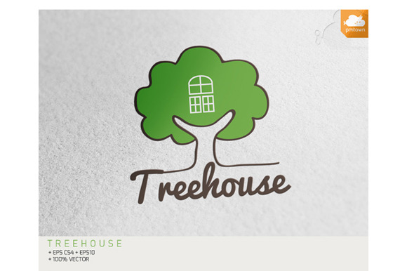 Tree House, a Branding & Logo Template by blends.studio