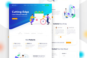 Features Page Web UI, a Landing Page Template by Sujun Baidyaa