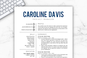 Modern Resume - Caroline, a Resume Template by Resume Template Studio