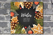 Winter Cards, a Card Template by GreyLilac