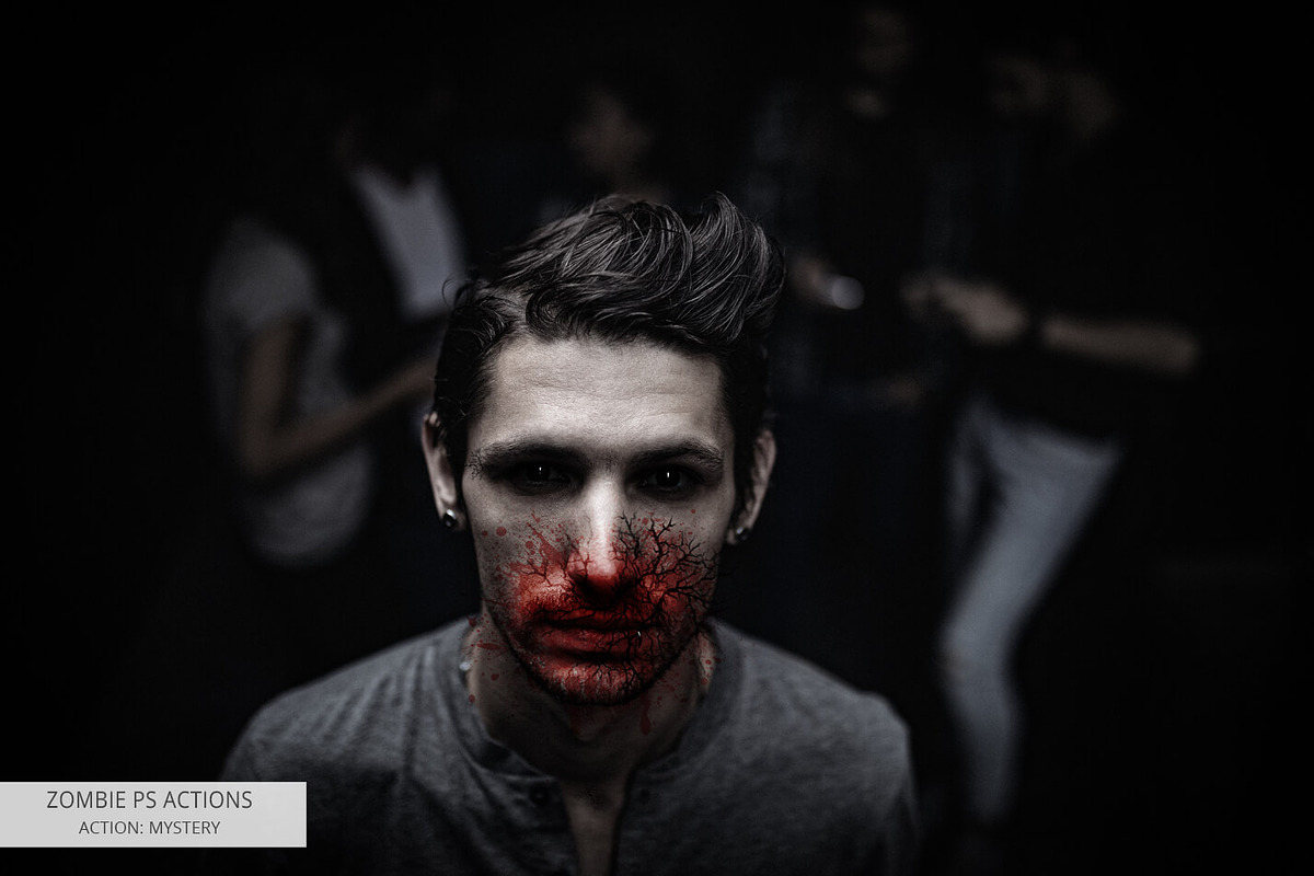Zombie Photoshop Actions, an Action Add-On by FixThePhoto
