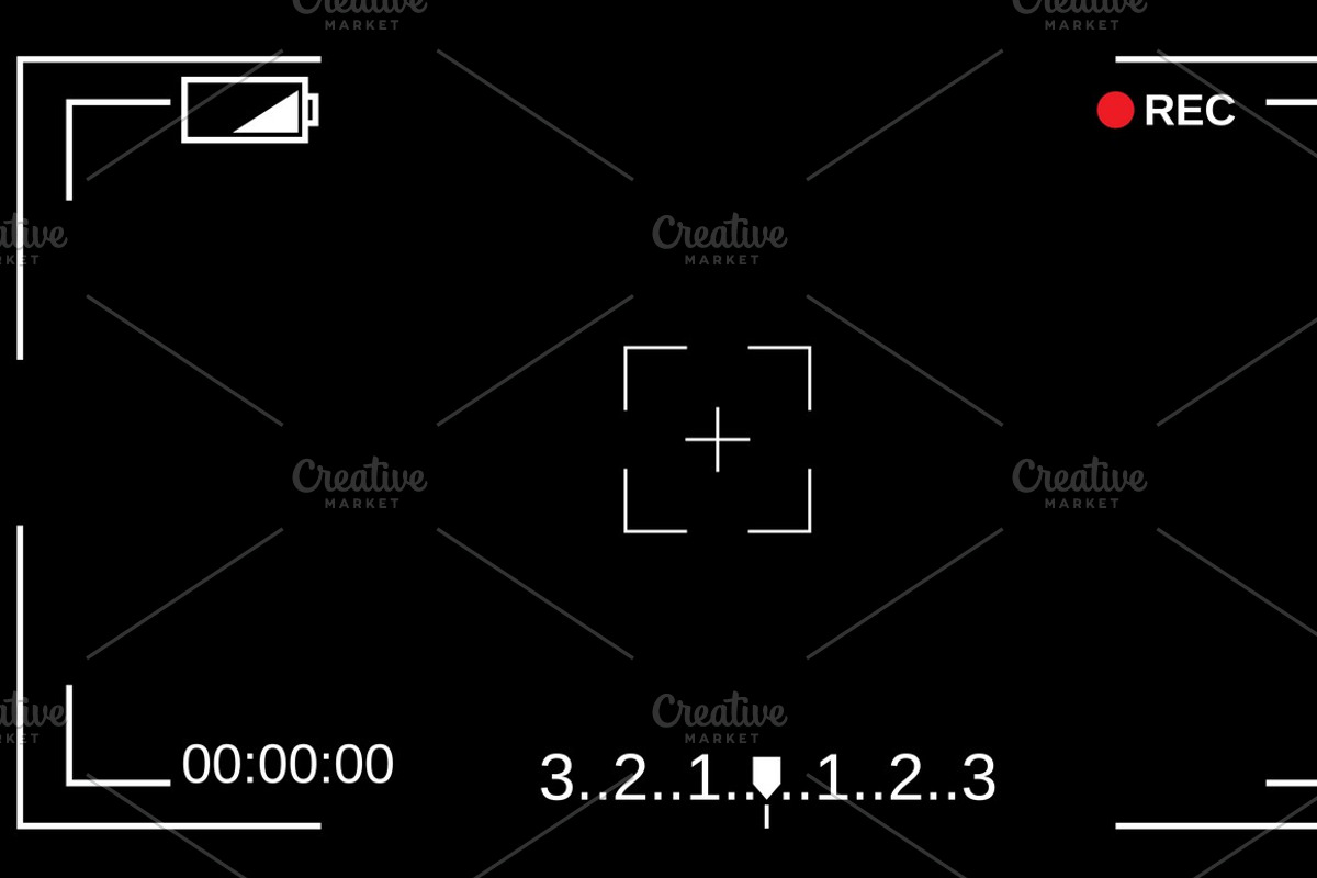 focusing screen of the camera., an Object Graphic by ModVector ...