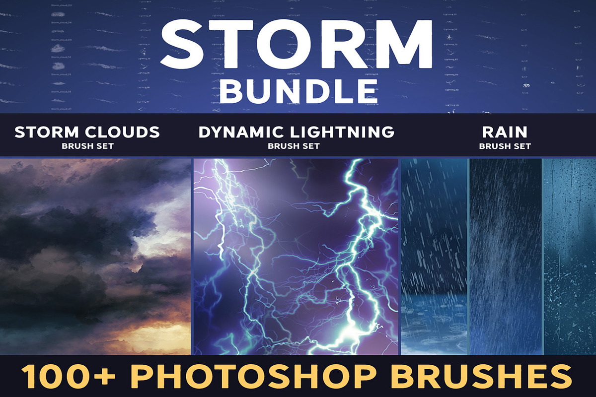 Storm bundle, a Brush Add-On by Zsolt Kosa Art