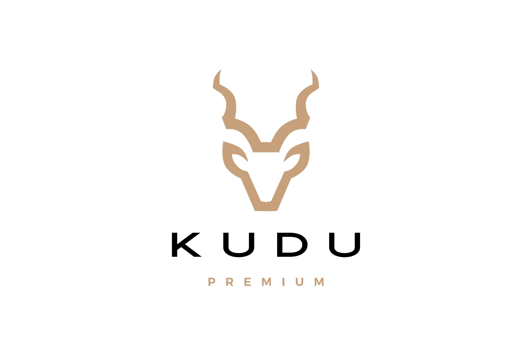kudu head logo vector icon | Branding & Logo Templates ~ Creative Market