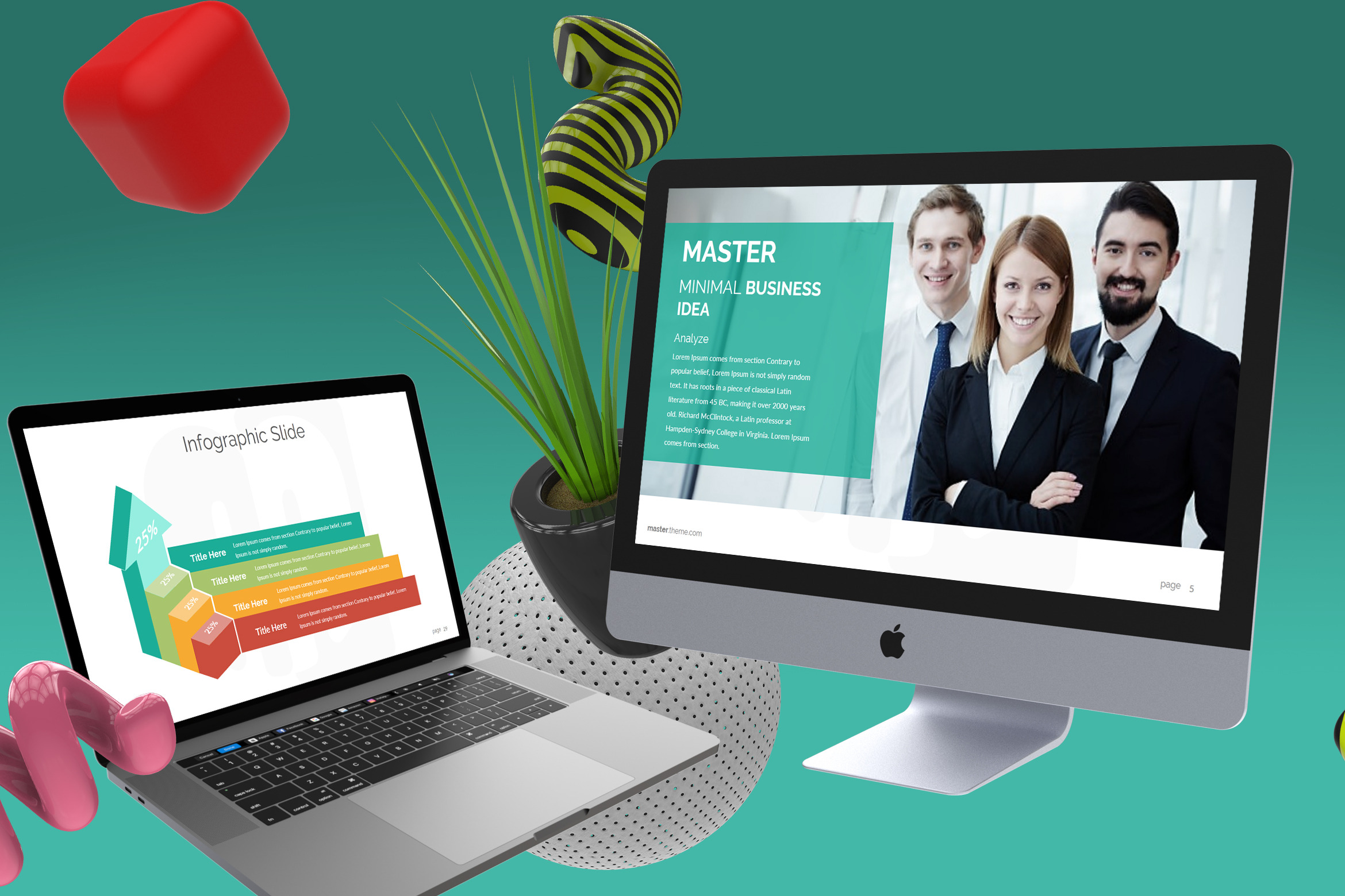 Master - Powerpoint Template, a Presentation Template by inspirasign